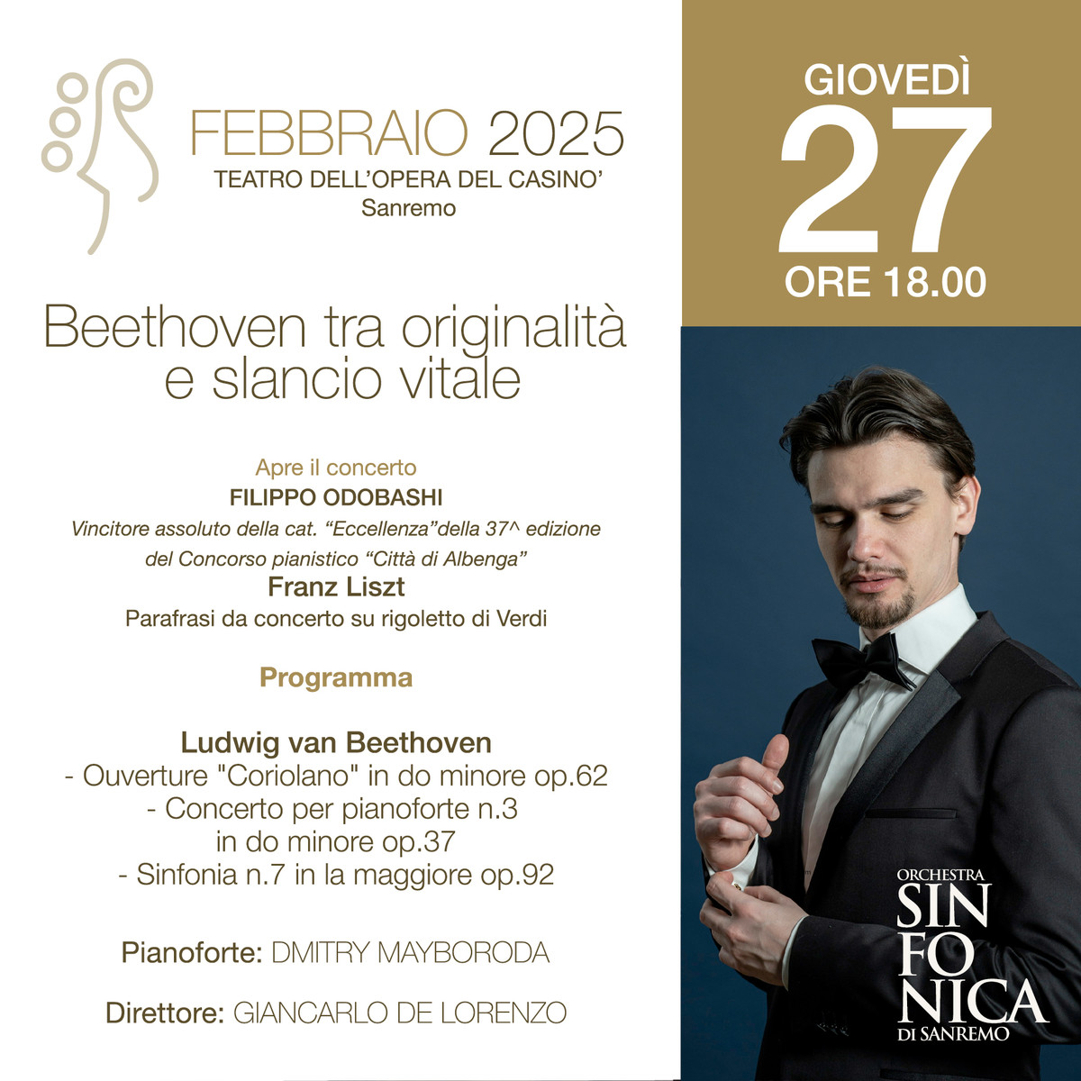 Sanremo, domani la Sinfonica in concerto con "Beethoven tra originalità ...