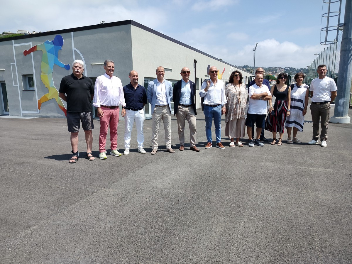 Sanremo: presentata la nuova area sportiva di Pian di Poma (Foto e ...