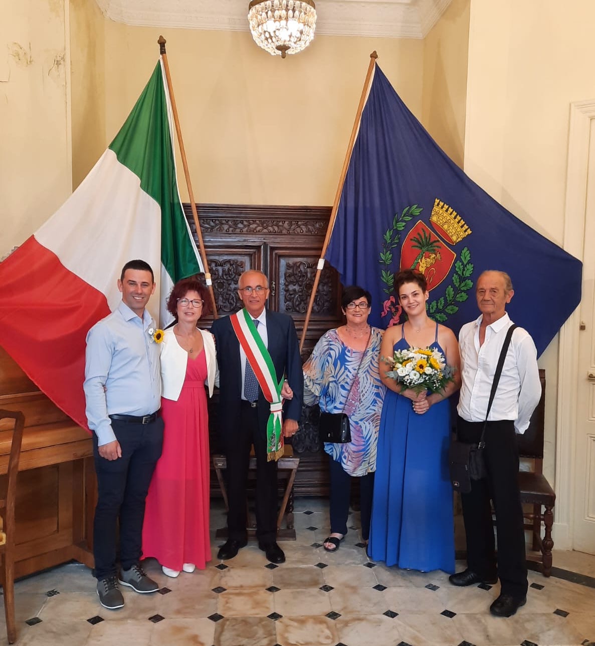 In Comune a Sanremo il matrimonio tra Michele Ferri e Maria Spina ...