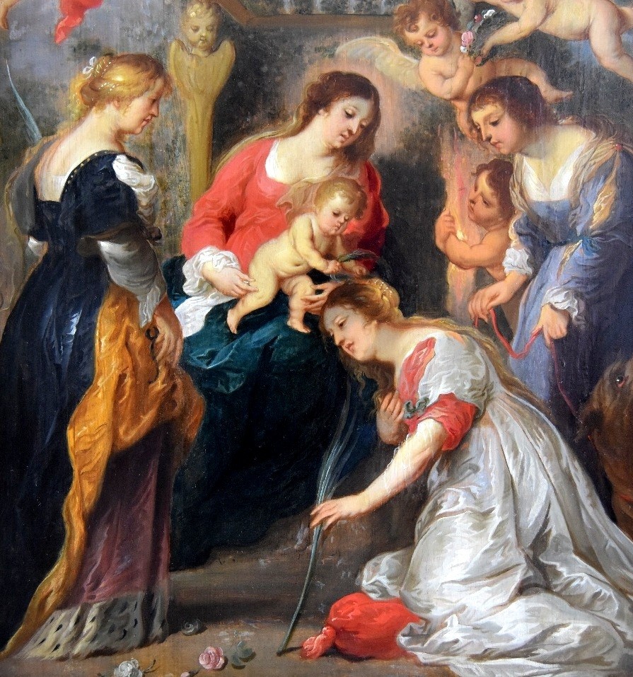 Sanremo: il dipinto di Rubens “Incoronazione di Santa Caterina d ...