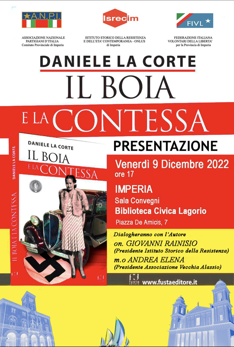 Imperia: venerdì la presentazione del libro "Il Boia e la Contessa" di ...