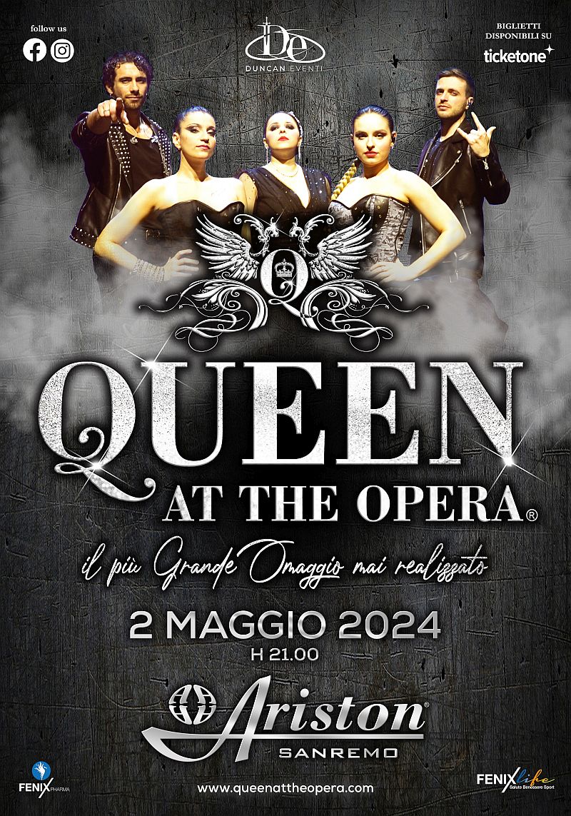 'Queen At The Opera', domani all'Ariston straordinario show rock ...